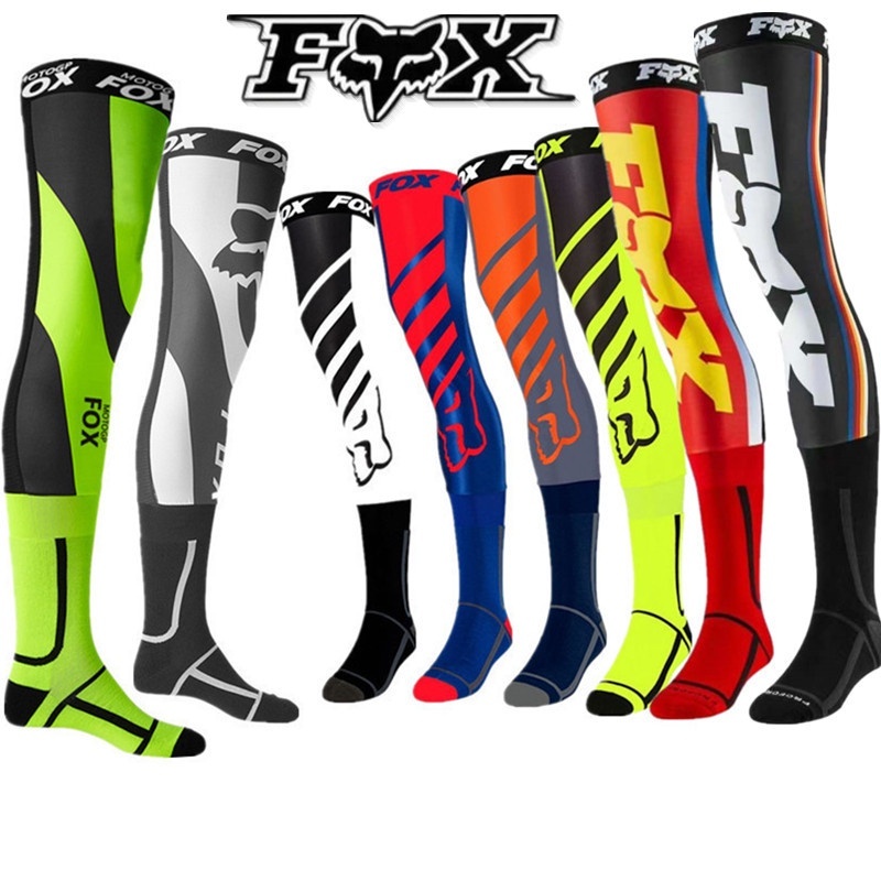 FOX 100% Adult Racing Knee High Socks/Motocross Suitable for Dirt Bike ...