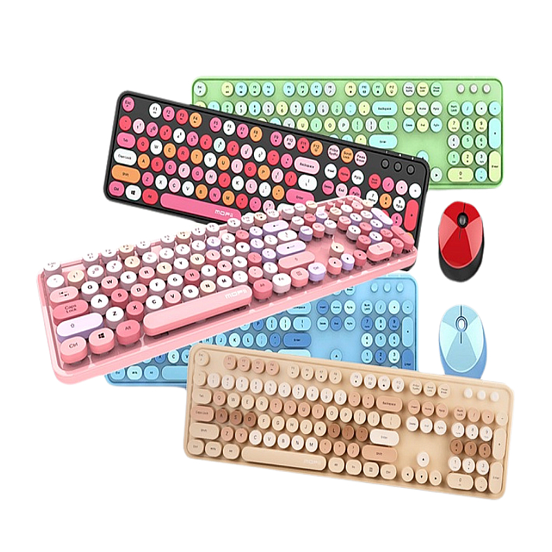Sweet Wireless Keyboard Mouse Set Office PC Typo Gift Laptop Table ...