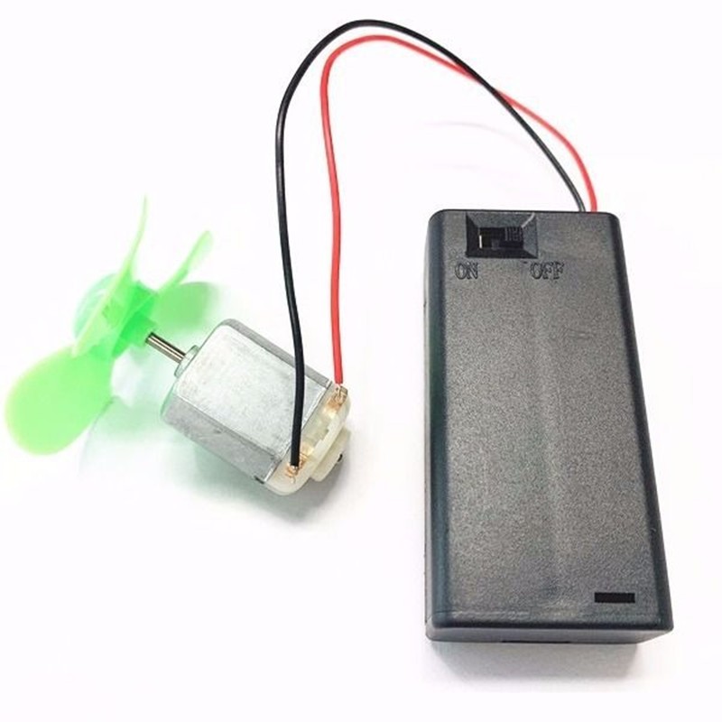 F130 Small Motor Fan Blade DC Small Motor Four-wheel Drive Motor DIY ...
