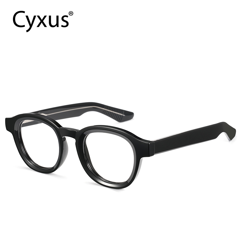 " Cyxus anti-blue light glasses round frame material multifunctional ...