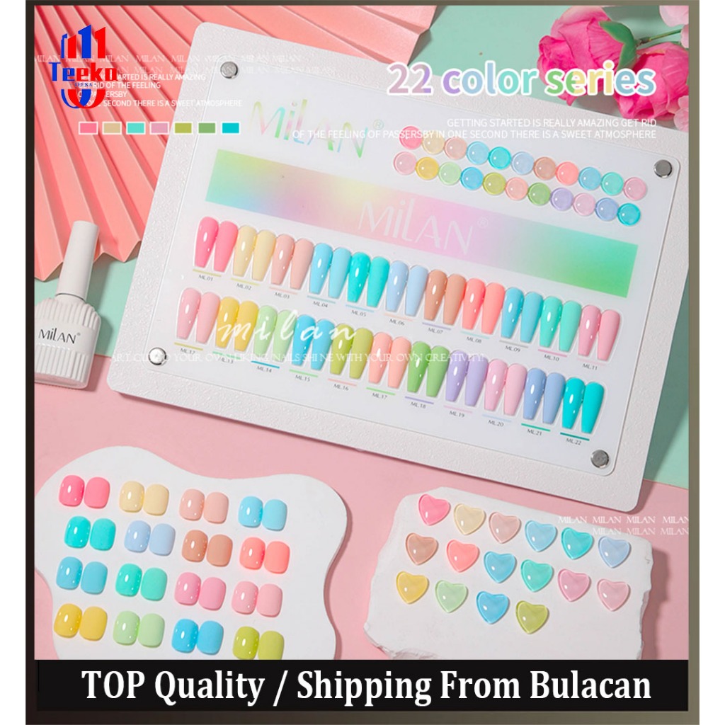Milan 15ml 22 color Macaron Gel Nail Polish Set Nail Kit for Salon Gel ...