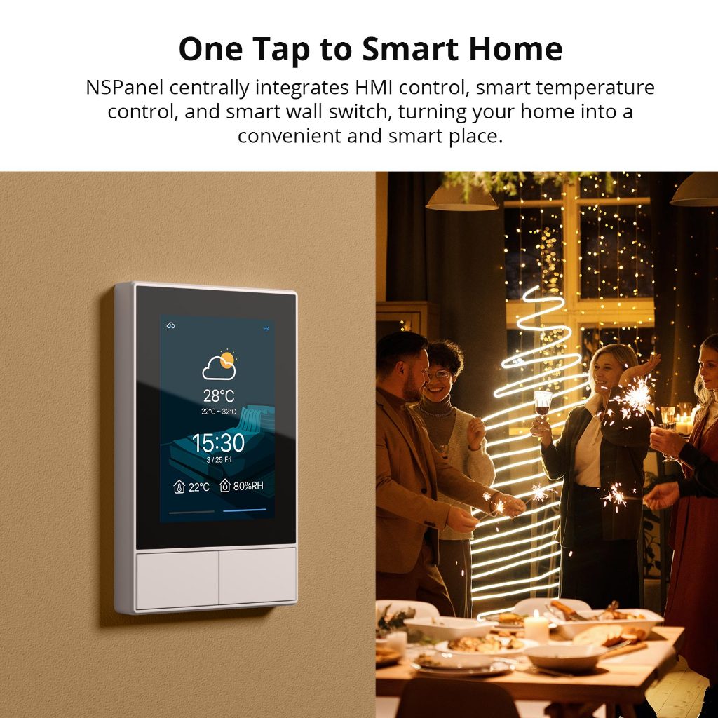SONOFF NSPanel Smart Scene Wall Switch EU/US Type Wifi Smart Thermostat ...