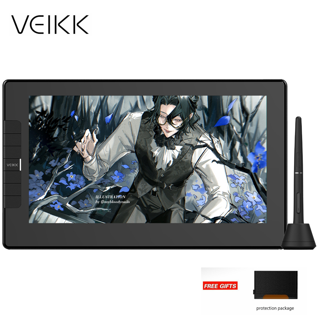Veikk VK1200v2 Pen Display 11.6 Inch 8192 Levels Drawing Monitor With ...