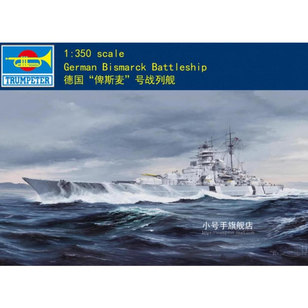 Trumpeter 05358 1/350 scale German Bismarck Battleship model kit 2020 ...