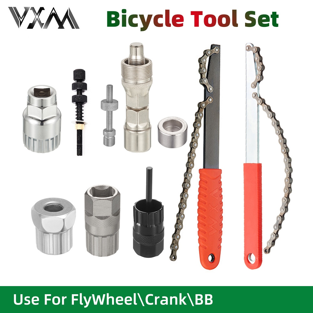 Bicycle Repair Tool Kits Flywheel Remover Cutter Crank Puller Bike ...