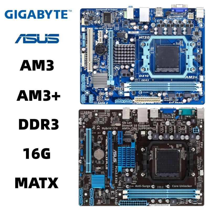GIGABYTE/ASUS Used Motherboards M5A78L-M LX3 PLUS GA-78LMT-S2 A78 ...