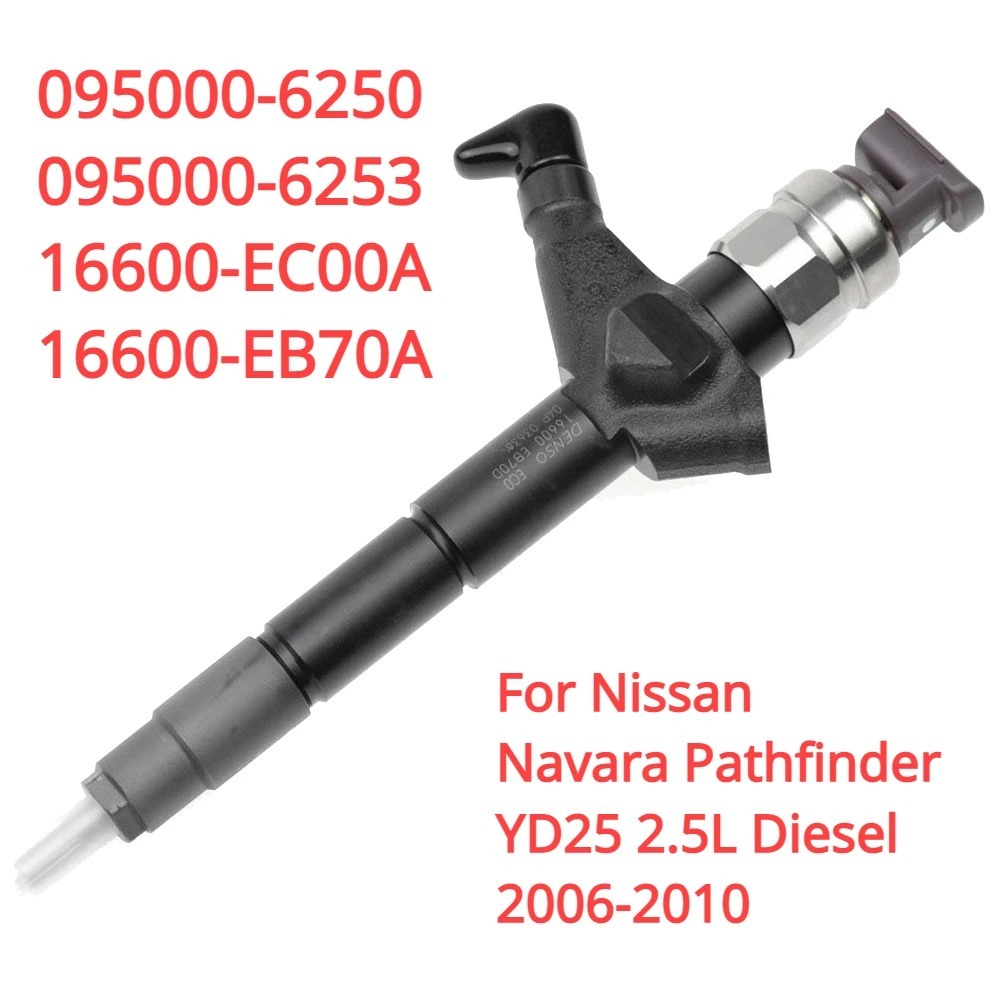 095000-6250 16600-EB70A 16600-EC00A New Diesel Injector Nozzle For Denso Nissan Navara ...