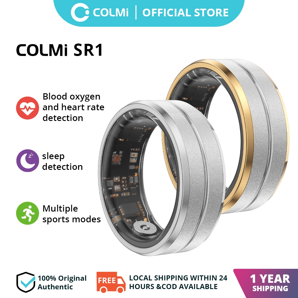 Colmi SR01 Smart Ring Health Monitoring IP68 & 3Atm Can swim Waterproof Multi-Sport Mode ...