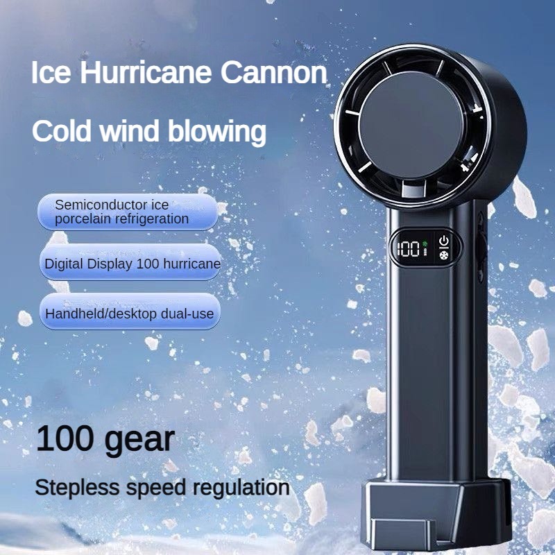 Refrigeration Cold Compress Mini Fan High-Speed Ice Pack Portable ...