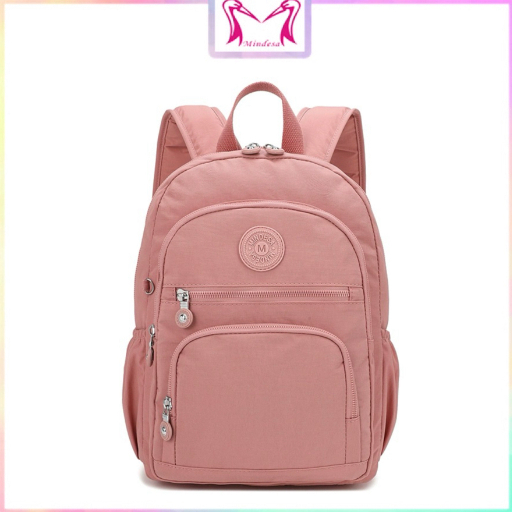 【Local Stock】Mindesa-8715 Backpack Women's Simple Versatile Lightweight ...