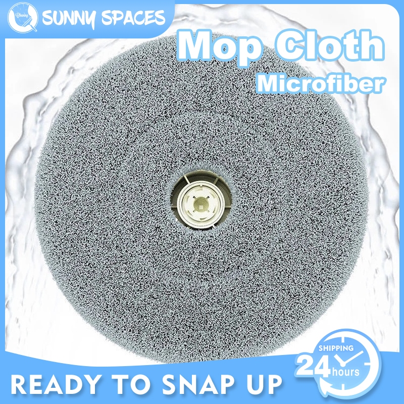 SUNNY SPACES Microfiber Mop Cloth Spin Mop Refill Wet Dry Universal ...