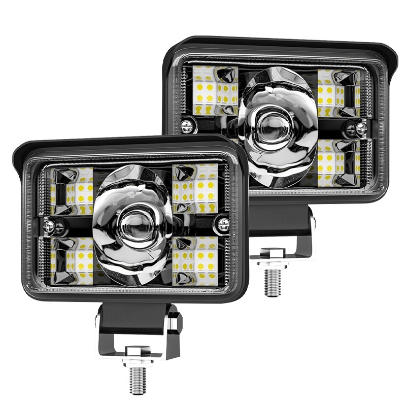 1pcs Square Spotlight Waterproof Led Work Light 78W Bar 12V-24V Work ...
