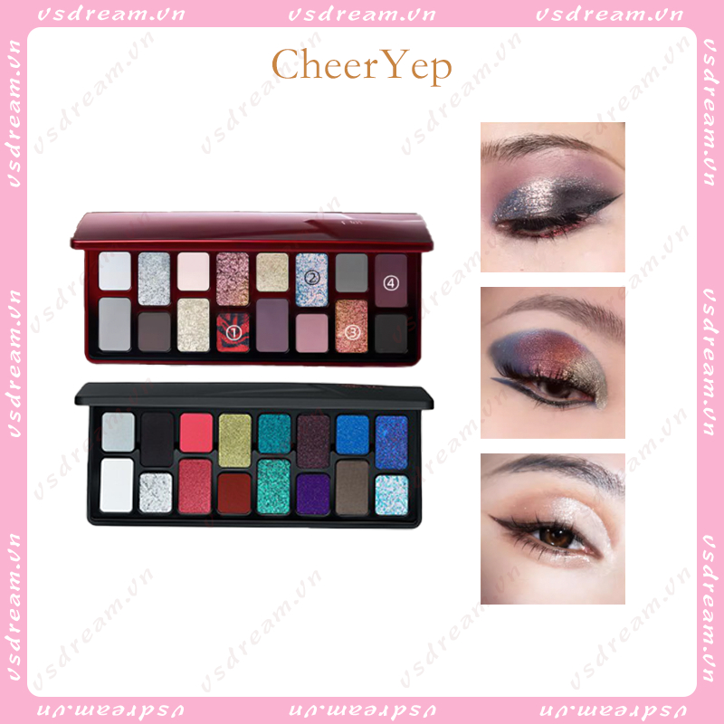 New Style CHEERYEP 16 Color Eyeshadow Palette Genuine Cowherd Earth ...