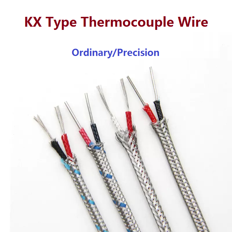 KX Type Stainless Steel Shielded Thermocouple Wire Ordinary/Precision ...