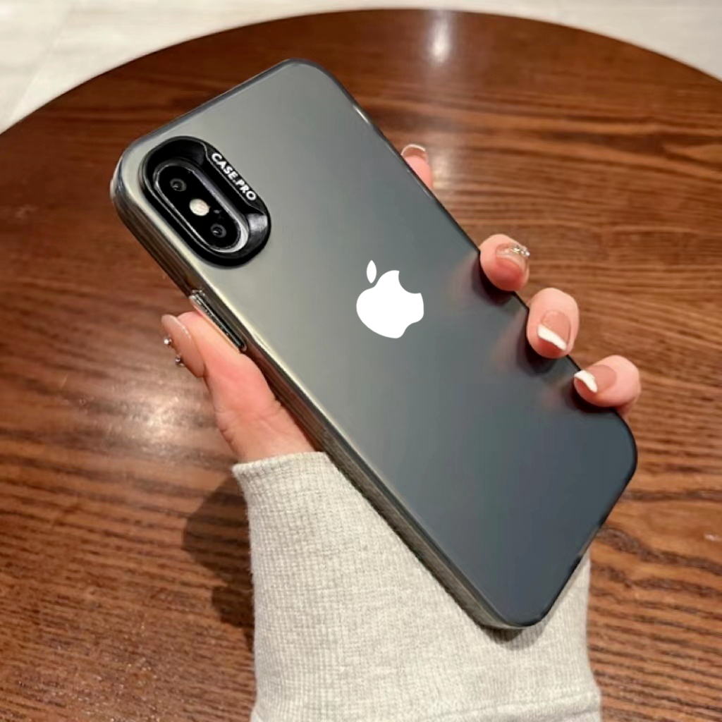 Luxury iPhone Case IMD Matte Minimalist Shockproof Case for iPhone X XS ...