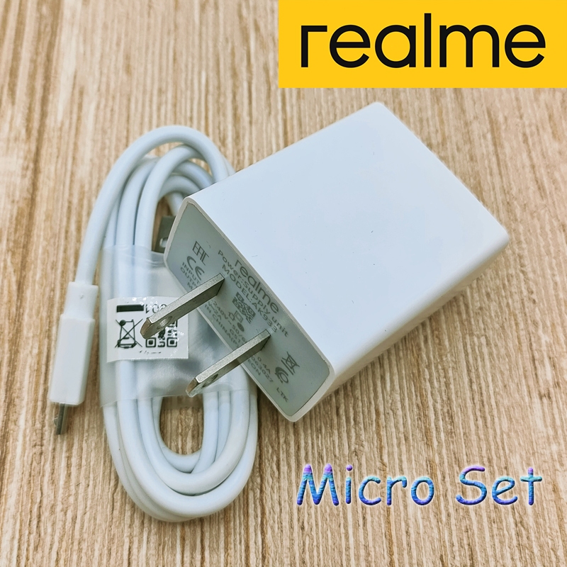 100% Original Fast Charging Realme Charger 2A Micro USB And Type-C ...