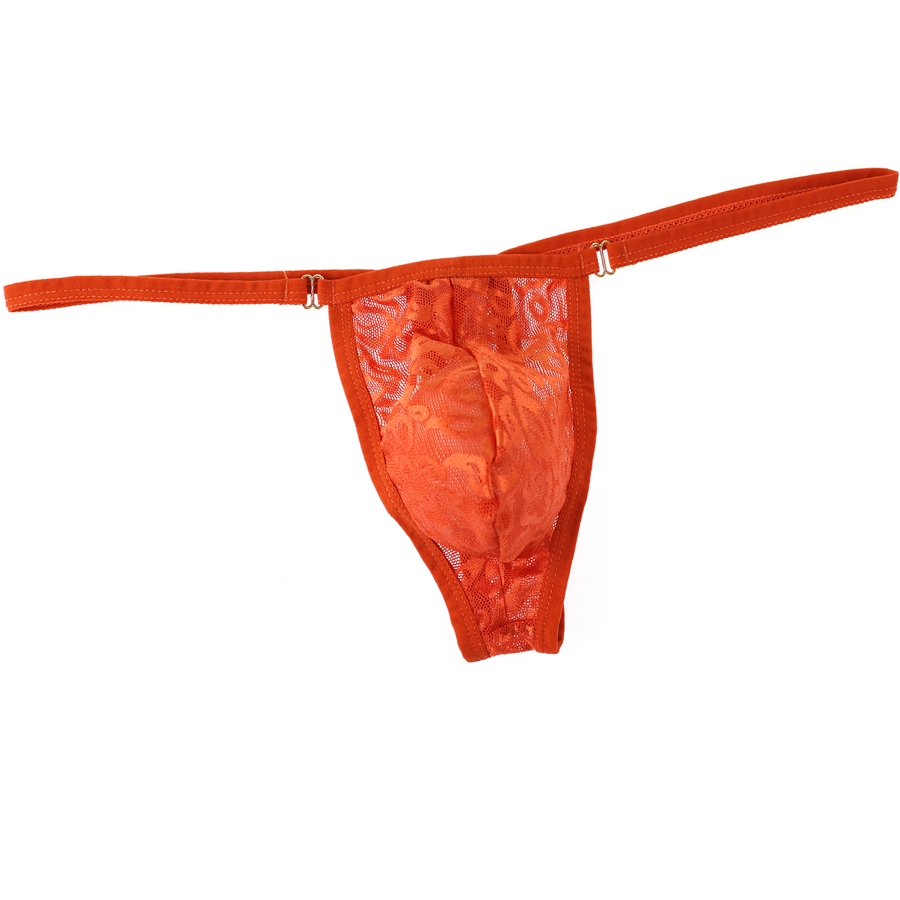 Underwear for Men Low Waist Bulge Pouch Backless Thongs Jockstrap ...