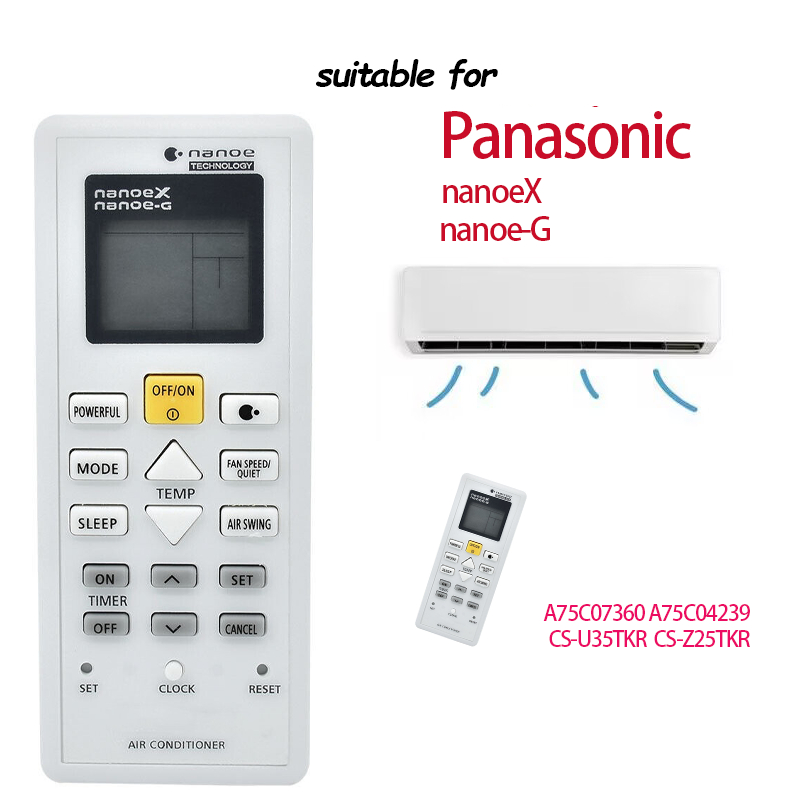 [Nilank] Panasonic Air Conditioner Remote Control Suitable for Split ...