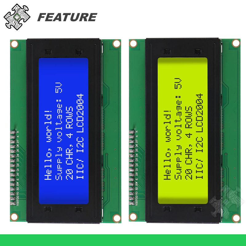 ENGLAB★ LCD1602 LCD2004 Display Module, Blue Green, Arduino LCD16×2 ... ENGLAB★ LCD1602 LCD2004 Display Module, Blue Green, Arduino LCD16×2 ...