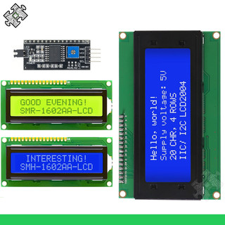 ENGLAB★ LCD 16×2 20×4 i2c iic Display Module, Blue Green, Arduino LCD 1602 LCD 2004 Display ...