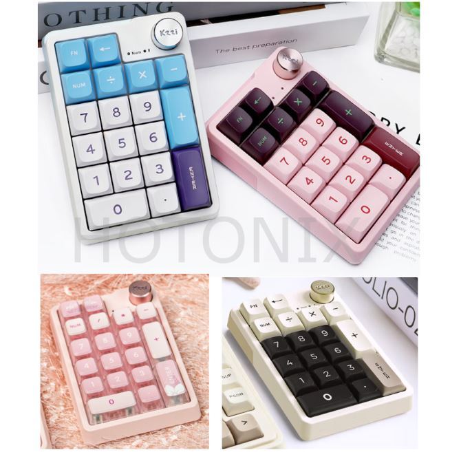 KZZI K20 numpad 19 keys mechanical numeric keypad USB Wireless ...