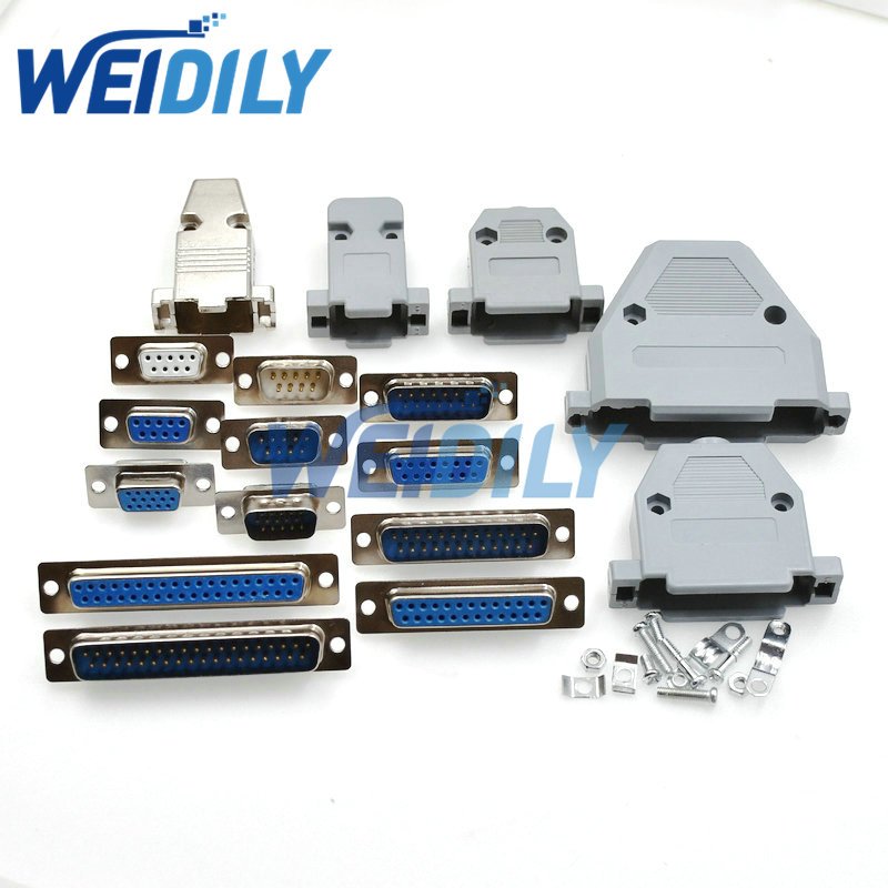 5PCS DB9 Adapter Connector Core DB15 DB25 DB37 RS232 Serial COM Plug ...