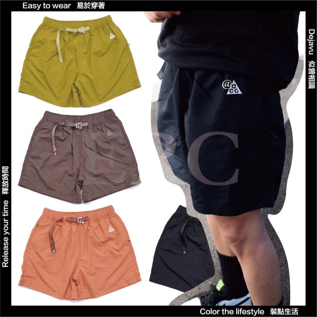【ERC】實拍 Basic acg Logo Embroidery Light Short Pants | Shopee Philippines