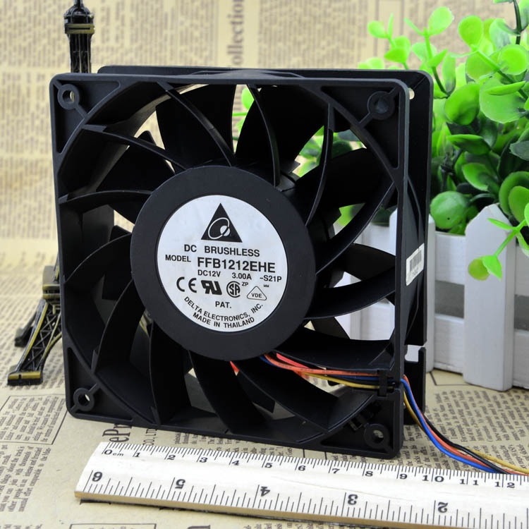 Delta Fan 3A Violent Fan 12cm Fan FFB1212EHE 12V PWM Fan 3.0A | Shopee ...