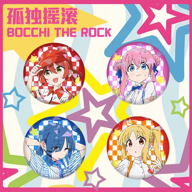 Anime Lonely rock anime peripheral badge Buki Ichichi Yuki Natsuka Goto ...