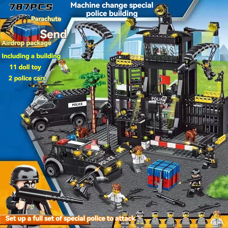 Building Blocks City Series Aircraft Carrier Building Blocks Police ...