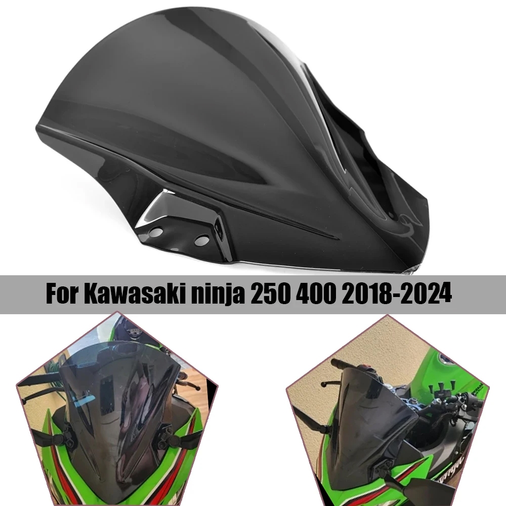 Windscreen Windshield For Kawasaki ninja 400 250 2018 2019 2020 2021 ...
