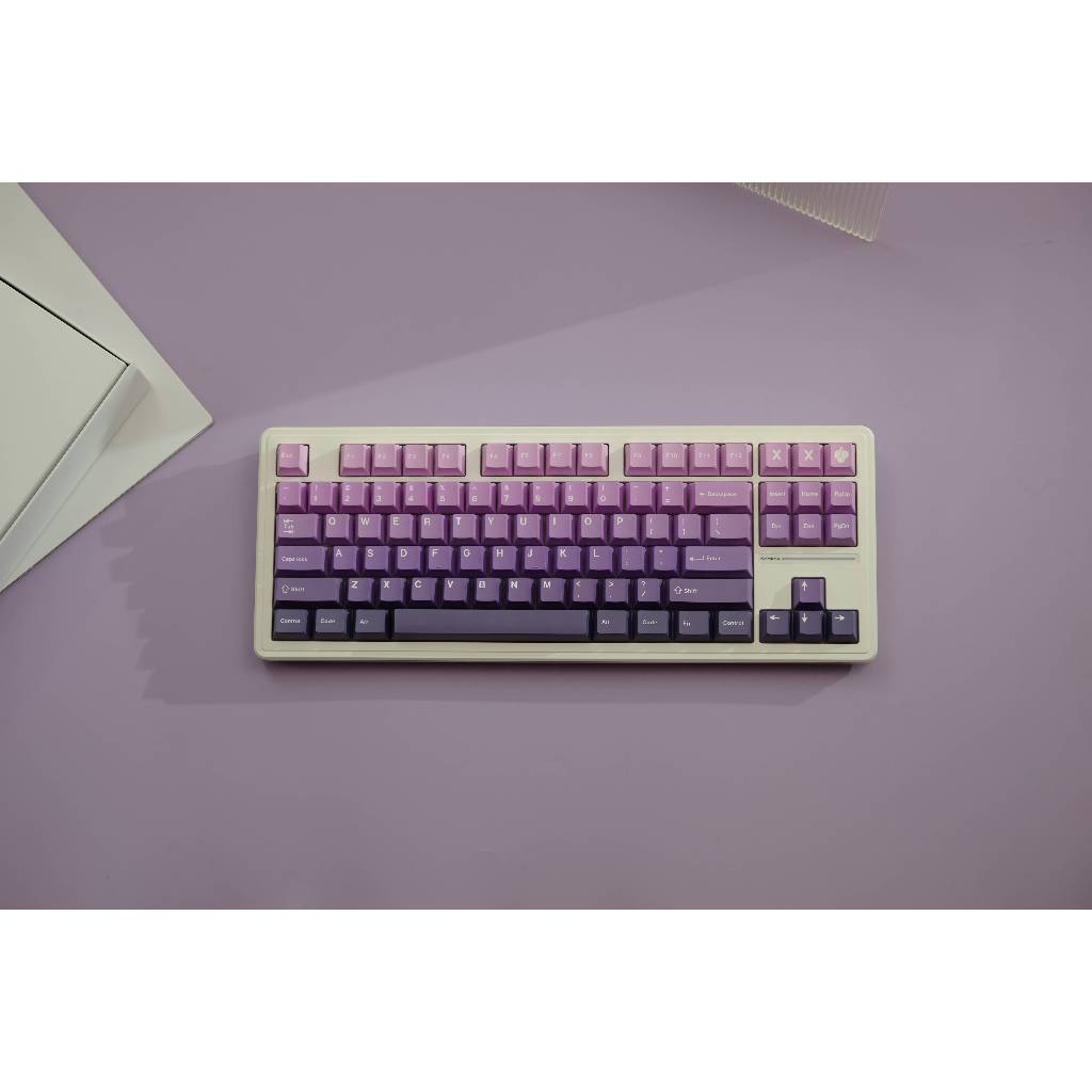 Violet Keycap 147 Keys PBT Material Cherry Profile DYE-SUB Personalized ...