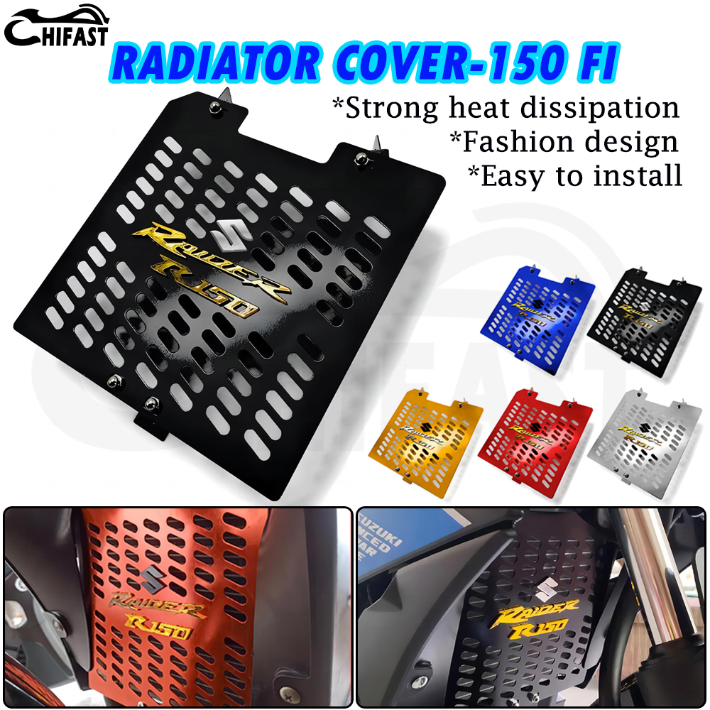 HIFAST Raider R150 Fi Motorcycle Radiator Cover Alloy Iron Cover ...