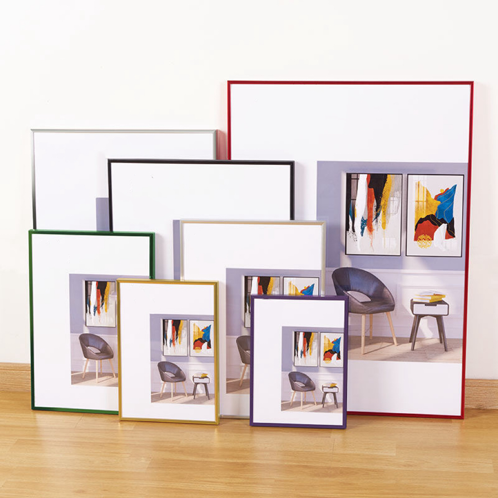 【Customizable Size】A3 A4 Ins Aluminum Alloy Ultra-Thin Photo Frame ...