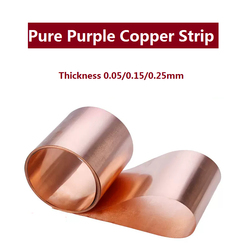 Copper Strip Pure Copper Foil Red Copper Skin Grounding Copper Strip ...