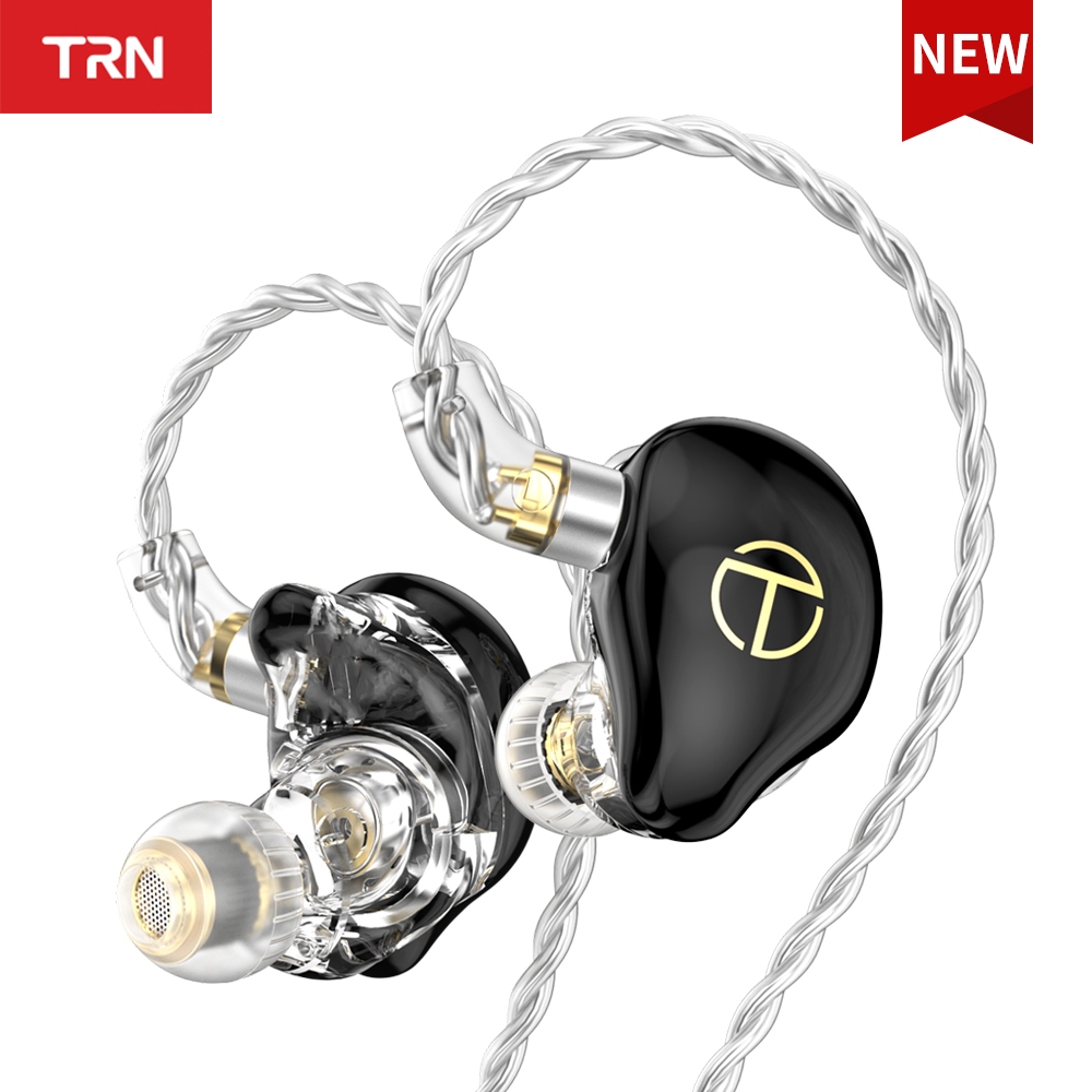 TRN ST7 2DD+5BA Hybrid IEM In-Ear Monitor HiFi Earphones Wired Earbuds ...