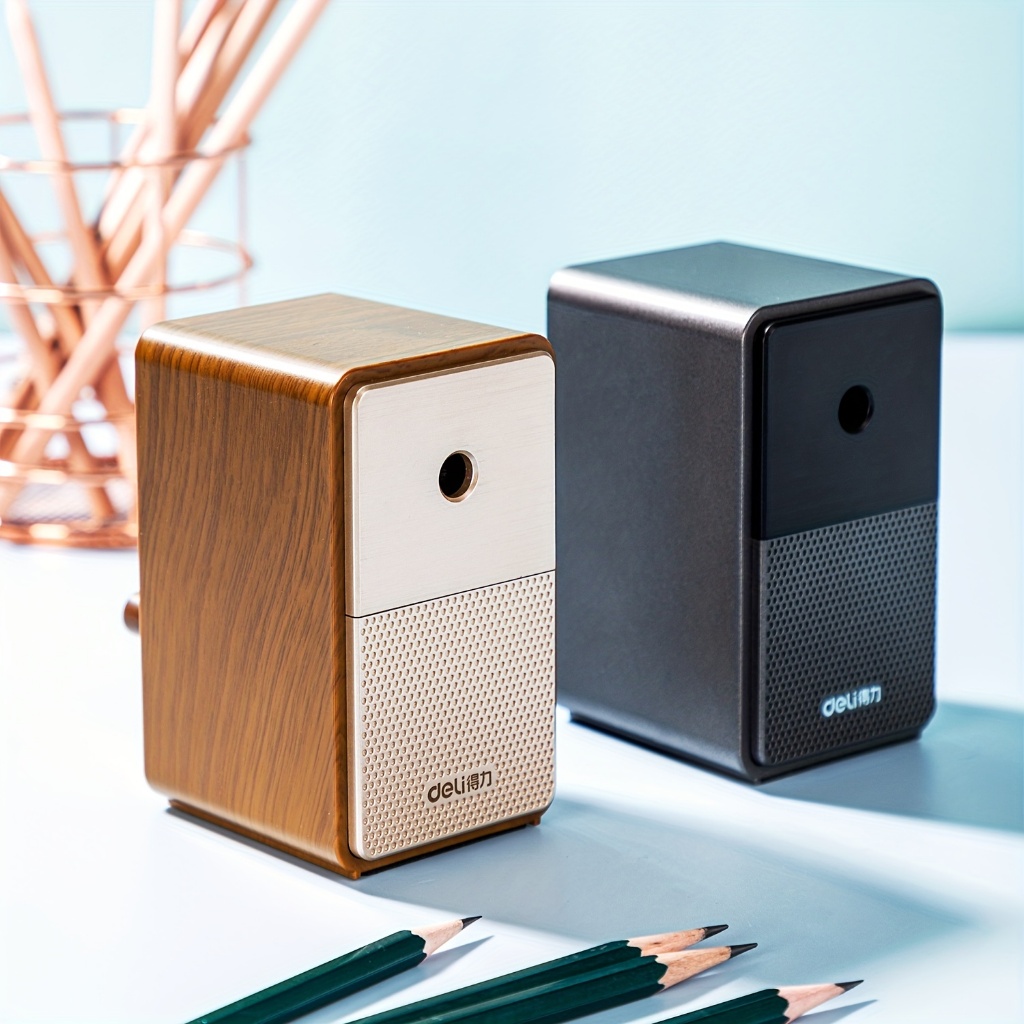 Adjustable Rotary Pencil Sharpener Auto Feed Durable Alloy Steel Blade ...