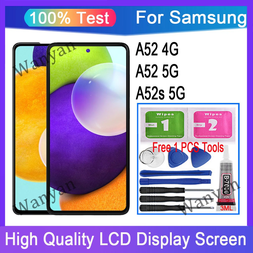 OEM For AMOLED OLED TFT Samsung Galaxy A52 4G 5G A52s 5G LCD Display ...
