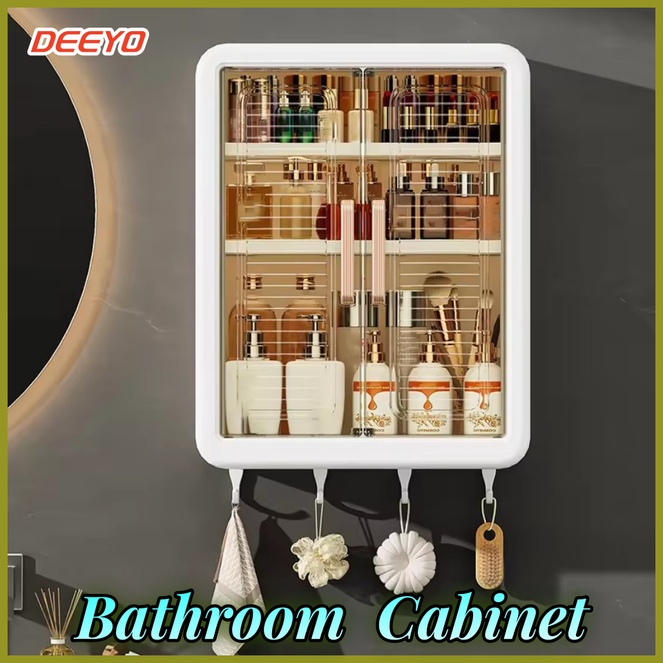 DEEYO High Quality Bathroom Cabinet Organizer Wall Mounted Storage Rack ...