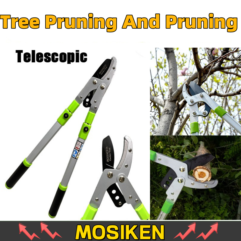 Garden Tree Pruning Shears High Branch Pruning Tool Ratchet Secater ...