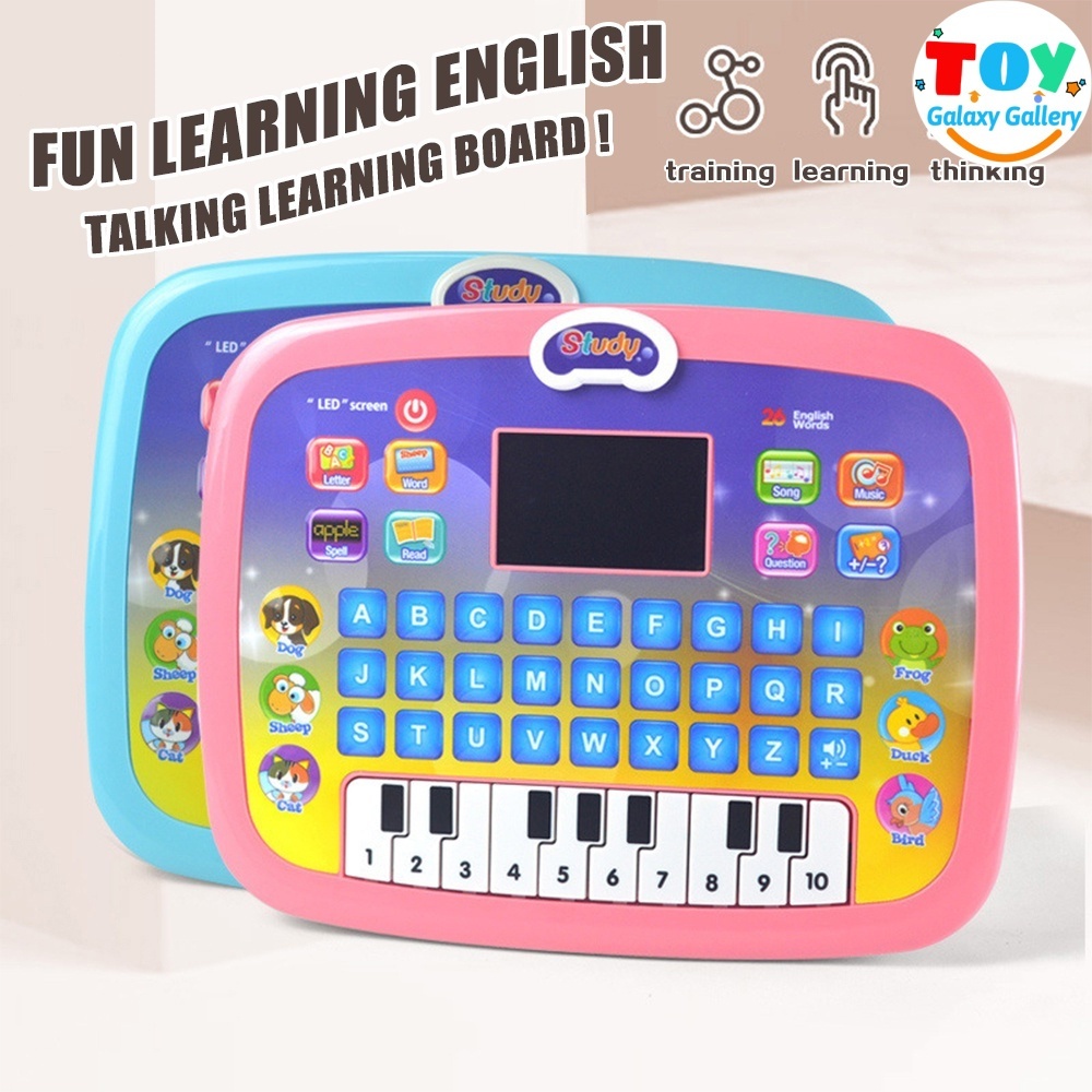 Kids Educational Learning Computer Tablet Learning Toys with LED ...