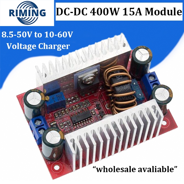 DC-DC 400W 15A Module Step-up Boost Converter Constant Current Power Supply LED Driver 8.5-50V ...
