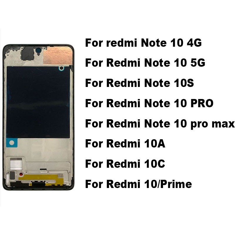 For Xiaomi Redmi Note 10S / Note 10 Pro MAX 10A 10C 10T Prime Front LCD ...