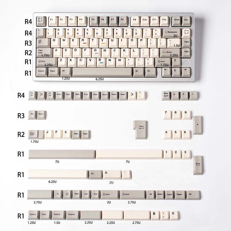 Retro100 Minimalism Theme Personality Key PBT cherry Profile Icon ...