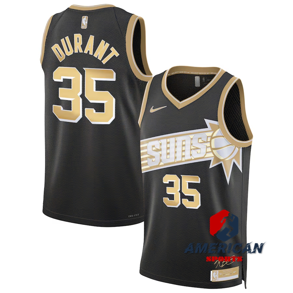 Men's NBA Phoenix Suns Kevin Durant Black Select Series Basketball ...
