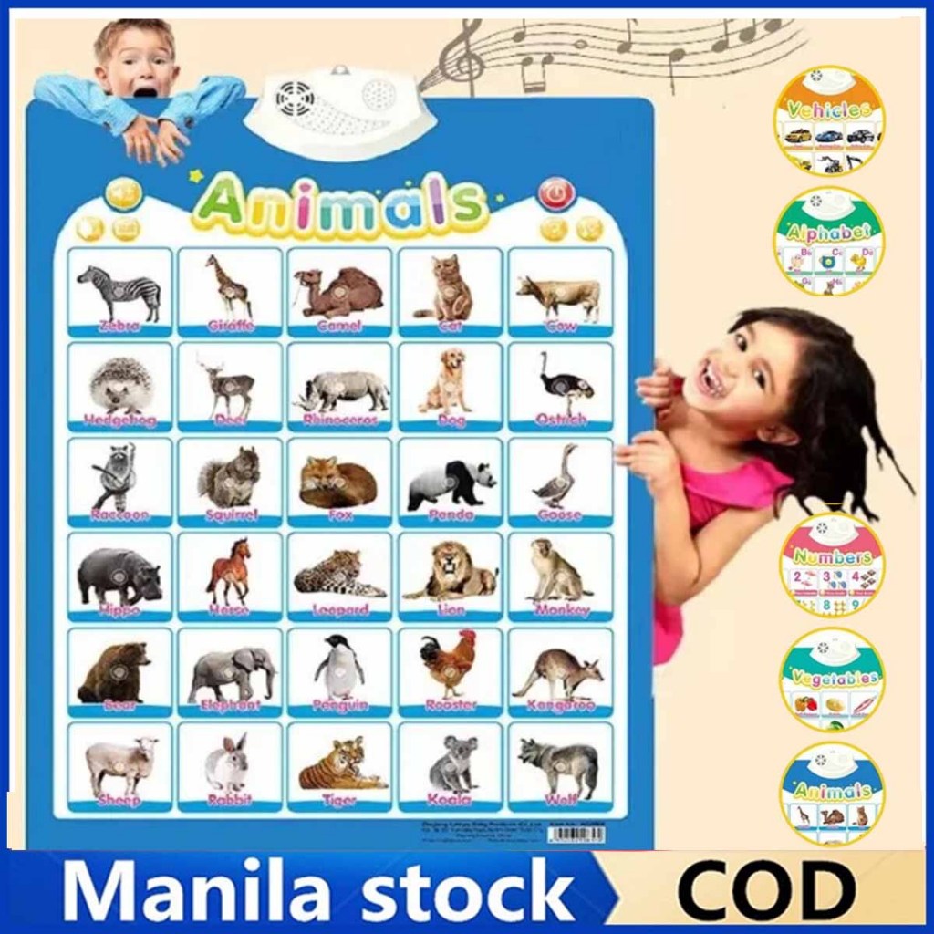 Talking chart For Kids ABC Chart With Sounds Alphabet Learning ...