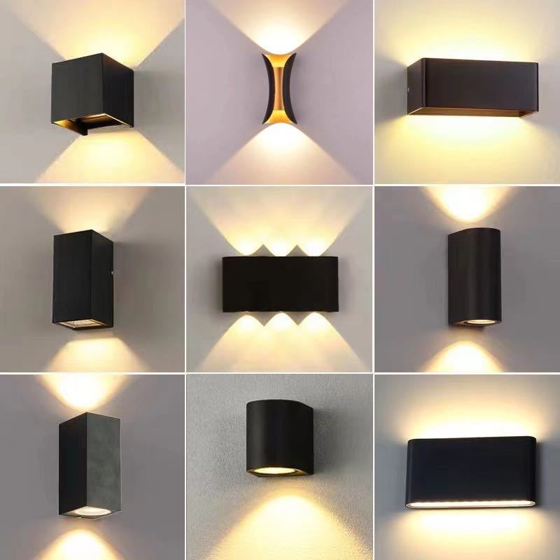 KASIDA 12w waterproof wall light outdoor surface mounted led wall light modern nordic luminaire ...