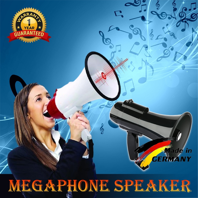 Handheld Megaphone With Recorder Megaphone Speaker 300s Recording Comes ...