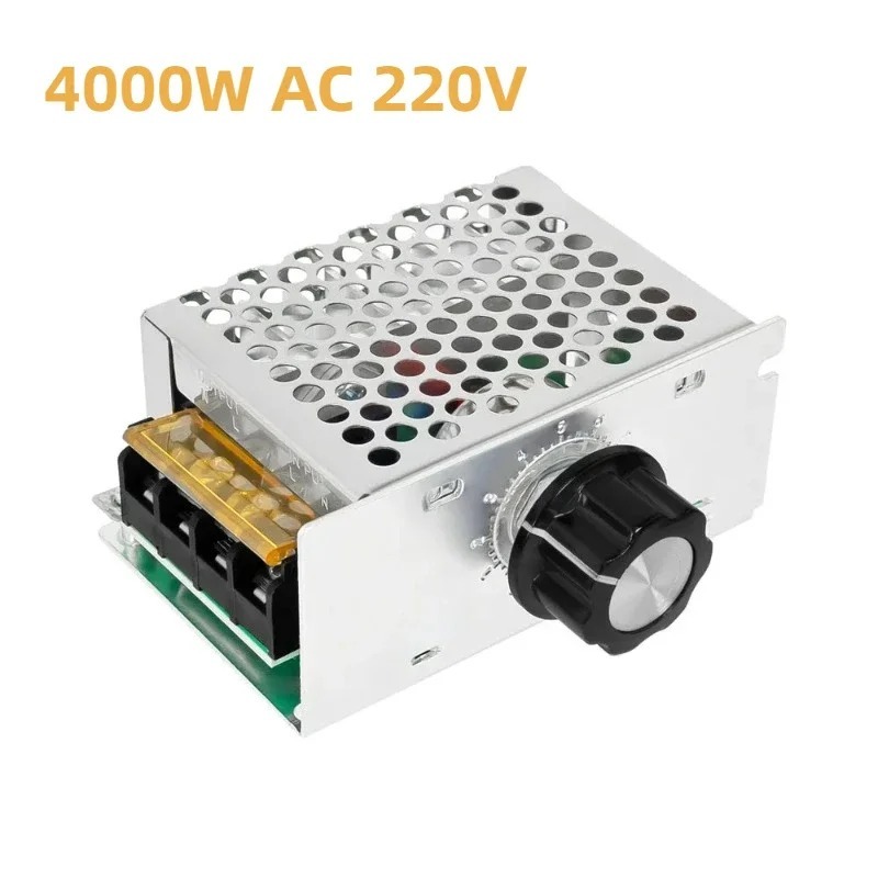 4000W AC 110V-220V SCR Adjustable Motor Speed Controller Control ...