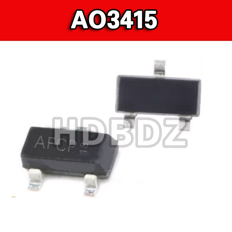 100pcs AO3415 AF SOT23 SMD MOSFET Field Effect Tube Triode PNP ...